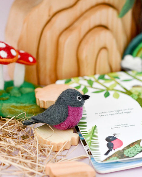 Felt Australian Robins - 3 Robin Birds – Dragonfly Toys