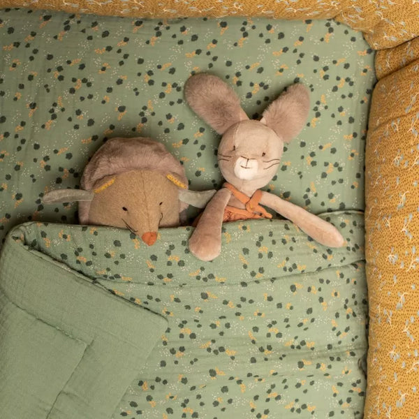 Large Ochre Rabbit Soft Toy by Moulin Roty - Trois Petits Lapins ...