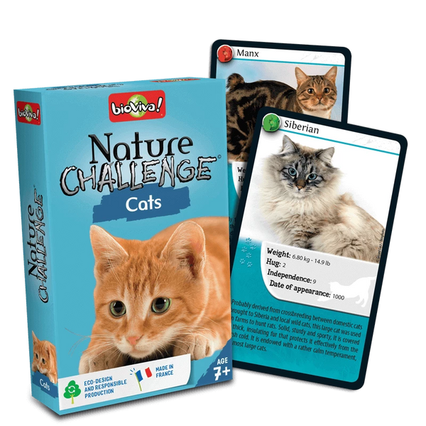 Nature Challenge - Cats Card Game – Dragonfly Toys