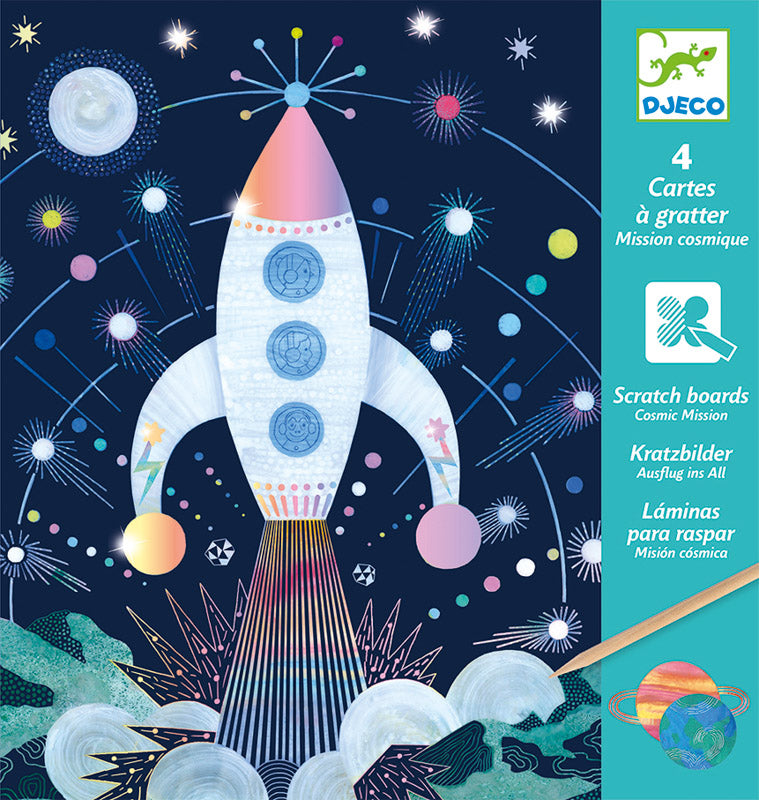 Cosmic Mission Scratch Cards – Dragonfly Toys