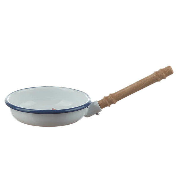 Enamel Children's Frying Pan with Heart Bird Decoration 10cm ...