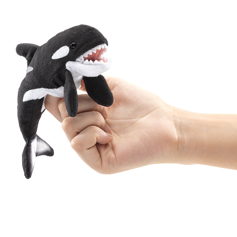 Mini Orca Whale Finger Puppets by Folkmanis – Dragonfly Toys