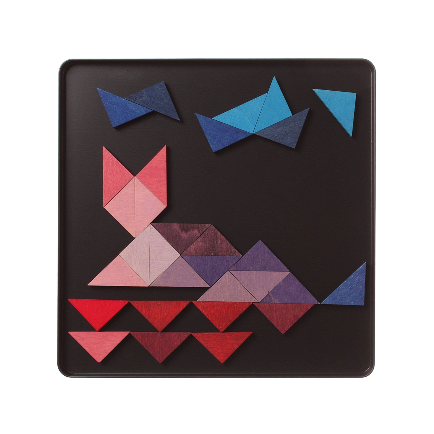 Grimms Mini Magnetic Triangles Puzzle (64 Pieces) – Dragonfly Toys