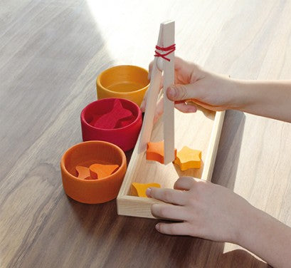 Grimms Sorting Game Rainbow Bowls – Dragonfly Toys