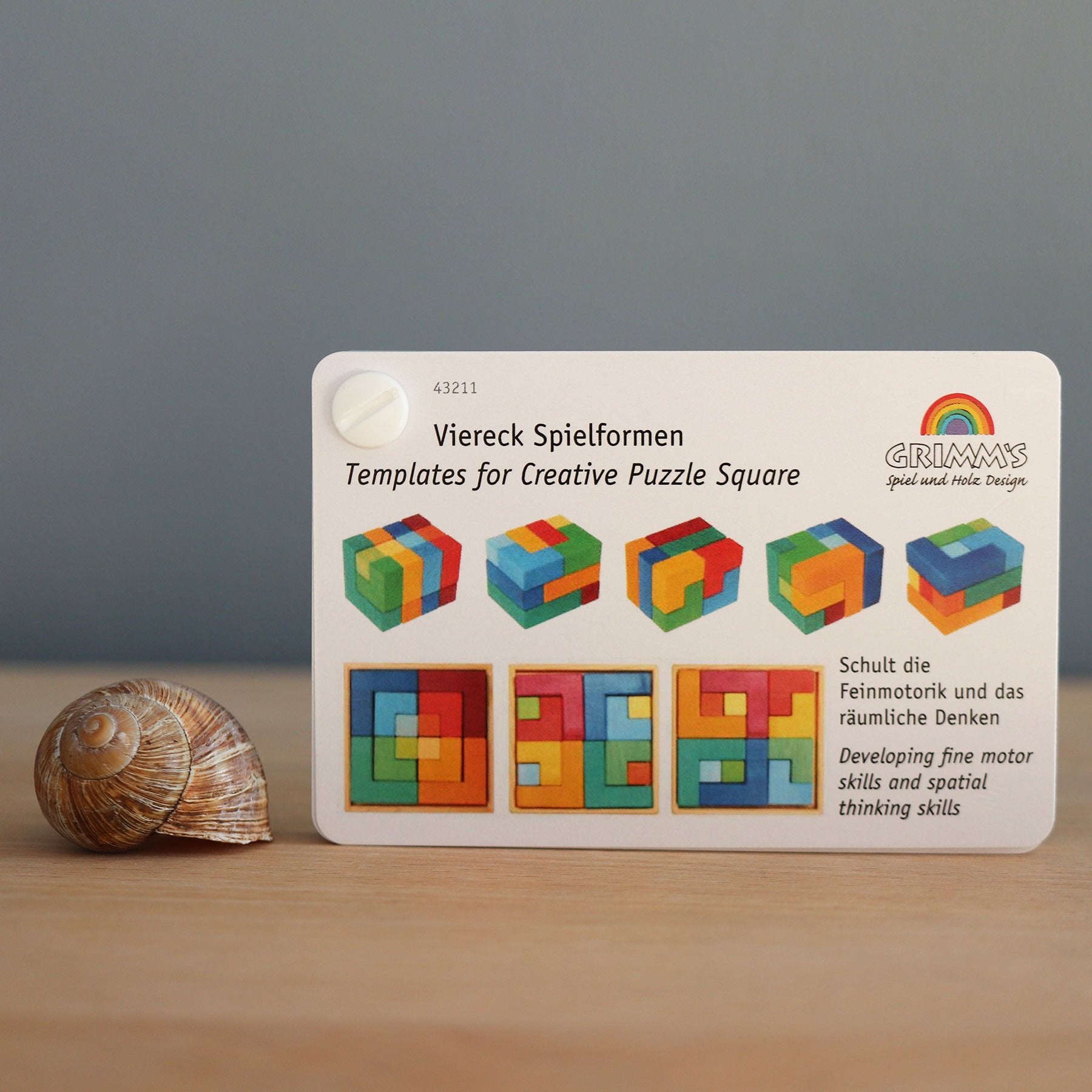 Grimms Square Puzzle Booklet – Dragonfly Toys