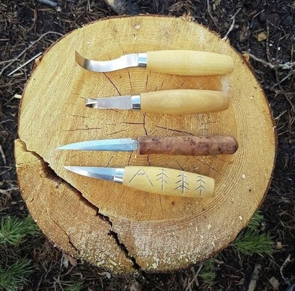 Woodcarving Hook Knife 164 - Spoon Carving Knife by Morakniv ...