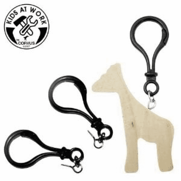 Kids At Work Key Fob to profile wood – Dragonfly Toys