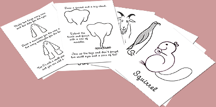 Learn to Draw Animals Cards – Dragonfly Toys