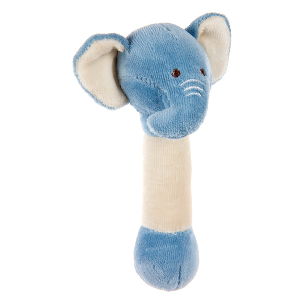 Organic Cotton Stick Rattle Elephant by Miyim – Dragonfly Toys