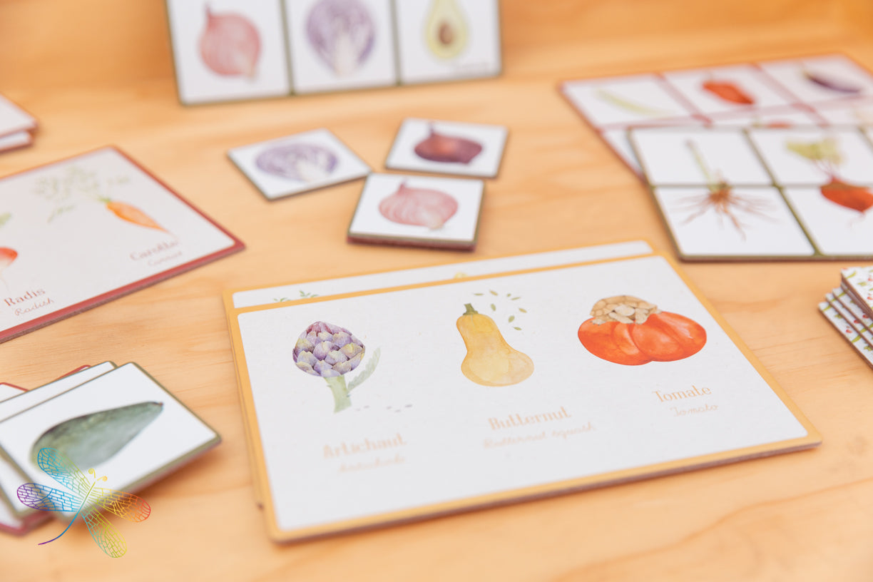 Vegetable Lotto and Memory Game by Moulin Roty – Dragonfly Toys