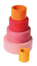 Stacking Bowls - Pink Rainbow – Dragonfly Toys