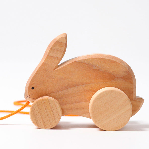 Pull Along Bobbing Rabbit by Grimms – Dragonfly Toys