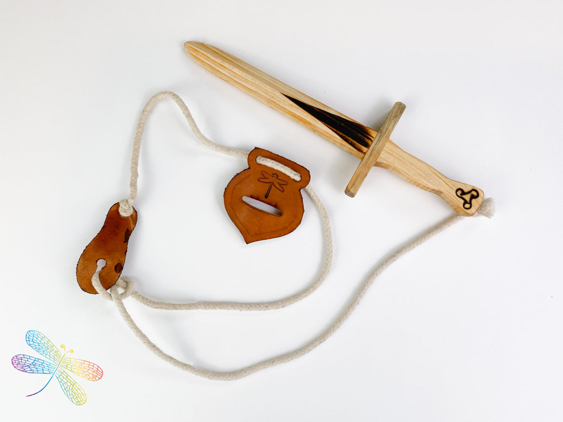Handcrafted Wooden Dagger – Dragonfly Toys