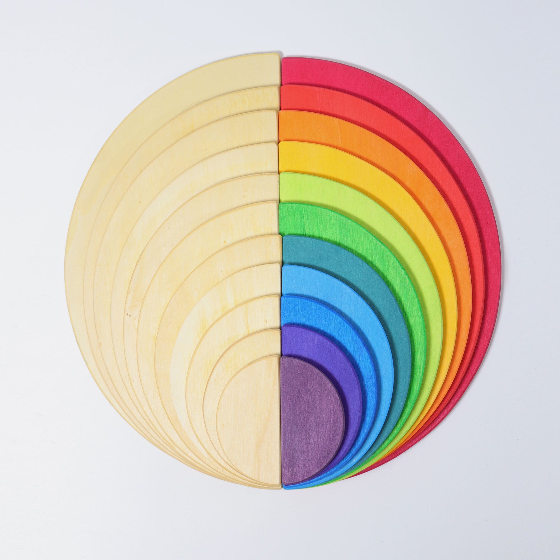Large Semi Circles Natural – Dragonfly Toys